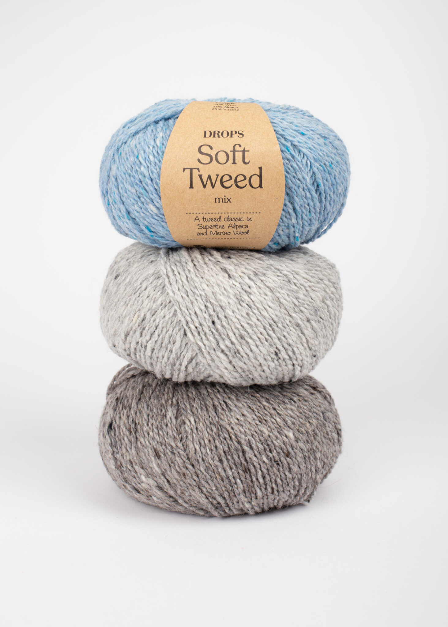 Drops Soft Tweed - Woll-Elli